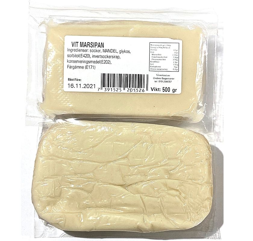 Köp VIT MARSIPAN 500g