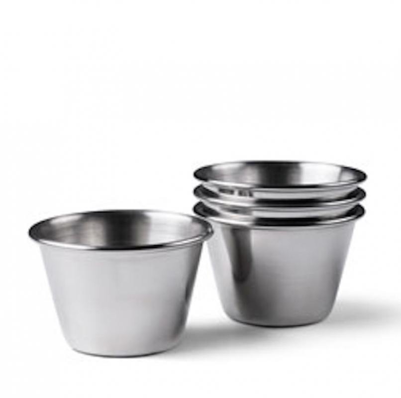 Små skålar i rostfritt 4st