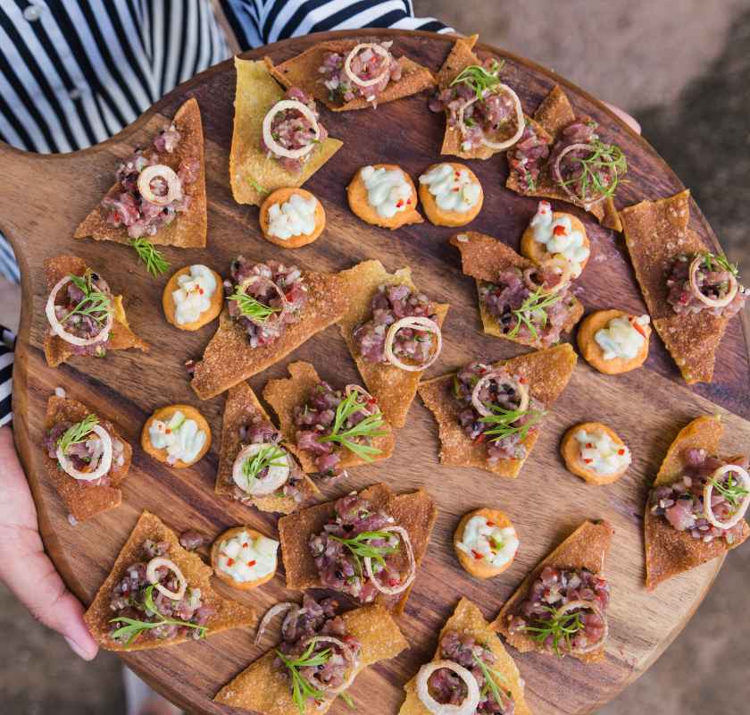 Tre typer av kanapéer Recept